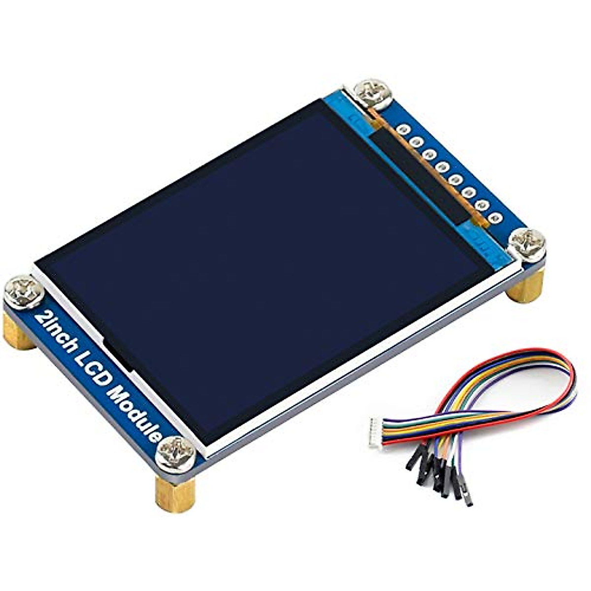 waveshare General 2inch IPS LCD Display Module 240×320 Resolution 2.0inch Monitor Embedded Controller RGB, 262K Color Display Color LED Backlight ST7789 Driver SPI Interface