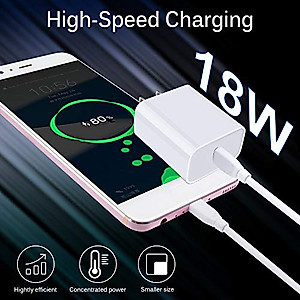 USB C Wall Charger, 18W PD 3.0 Fast Charger Plug Box Power Adapter Type C Charging Block Brick Cube for iPhone 13/SE/12 Mini/11 12 Pro/12 Pro Max/XS/XR/X/8/8 Plus,Pad Pro,Samsung Galaxy S21 S20 Ultra