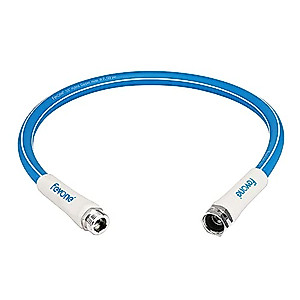 Fevone Leader Hose 3 ft Lead in Short Hose 5/8 Heavy Duty Flexible Drinking Water Hose, Garden hose Extender/Hose Reel Connector, 3/4 Solid Fittings