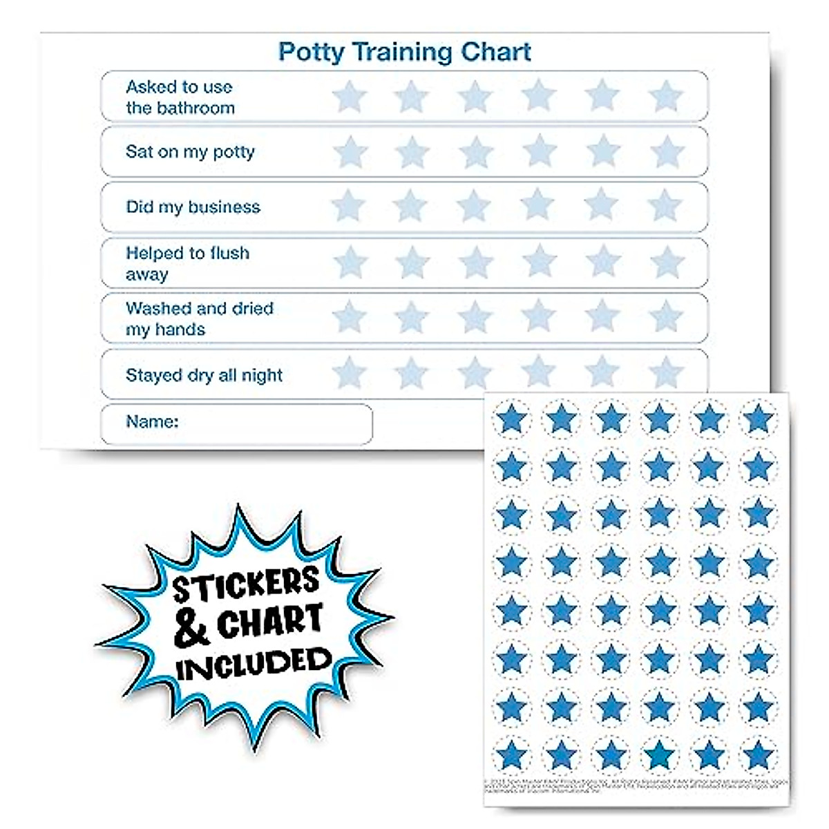 Disney Boys' Toddler Mickey Mouse Potty Starter Kit with Stickers & Tracking Chart in Sizes 18M, 2T, 3T, 4T, 10-Pack Training Pant
