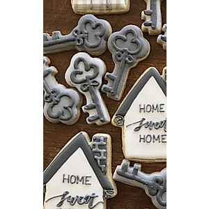 Real Estate Cookie Cutters 2-Pc. Set Made in USA by Ann Clark, House, Key