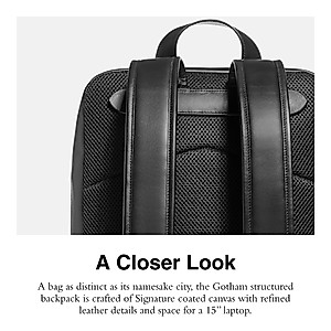 COACH Signature Gotham Backpack Ji/Charcoal/Black One Size