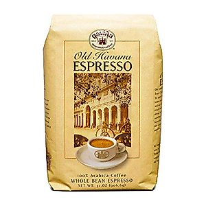 Gaviña Old Havana Espresso, Whole Bean, 100% Arabica Coffee, 32 oz Bag