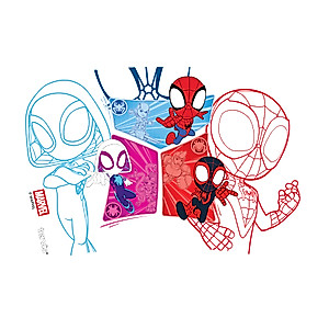 Tervis Marvel Spider Man Spidey and Friends Made in USA Double Walled Insulated Tumbler Travel Cup Keeps Drinks Cold & Hot, 10oz Wavy, Classic