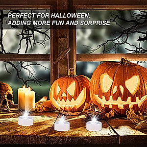 AGPtek® 24 PCS LED Tealights Battery-Operated flameless Candles Lights For Wedding Birthday Party - White