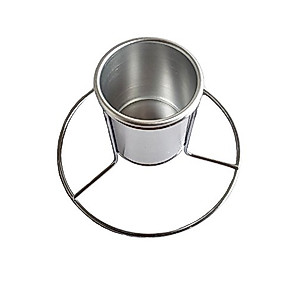 BBQ funland Stainless-Steel Beercan ChickCAN Rack with Canister, Beer Can Chicken Holder for Grill and Smoker