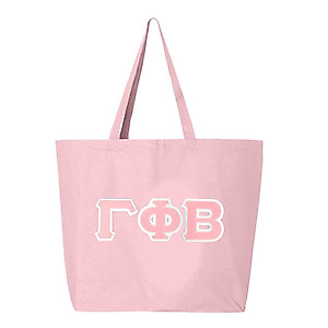 Greekgear Gamma Phi Beta Jumbo Canvas Tote