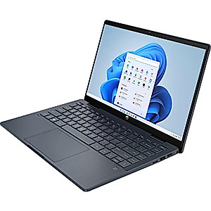 HP Pavilion 2-in-1 14" FHD IPS Touch-Screen Laptop | 12th Generation Intel Core i3-1215U（ Beat i5-10210U） | 8GB RAM | 512GB SSD | Windows 11 Home in S Mode | Blue | with USB3.0 HUB Bundle