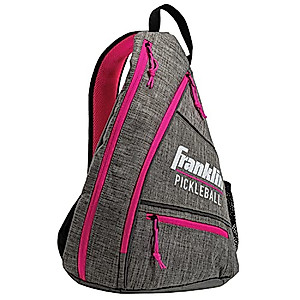 Franklin Sports Pickleball Bags - Pickleball Sling Bag Backpack for Gear + Equipment - Pickleball Bag for Men + Women - Holds Paddles, Pickleballs + Accessories - Official US Open Pickleball Bag