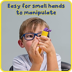 READY 2 LEARN Dough Extruders - Set of 6 - Play Dough Tools - for Ages 2+ - Art Accessories for Pottery and Dough