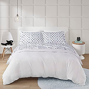 MI ZONE Printed Sheets, Twin, Blue