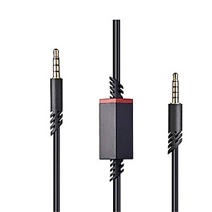 6.5 Feet Headphone Cable Replacement for Astro A10 A40 Cable Gaming Headsets Controller Headphone Audio Extension Cable 2.0M Inline Mute Cable Cord