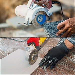 HARFINGTON Diamond Blade, 4.5" 114mm Segmented Rim Diamond Blades Segmented Saw Diamond Blade with 20mm Arbor for Angle Grinders for Cutting Concrete Stone Masonry Brick Block, Yellow