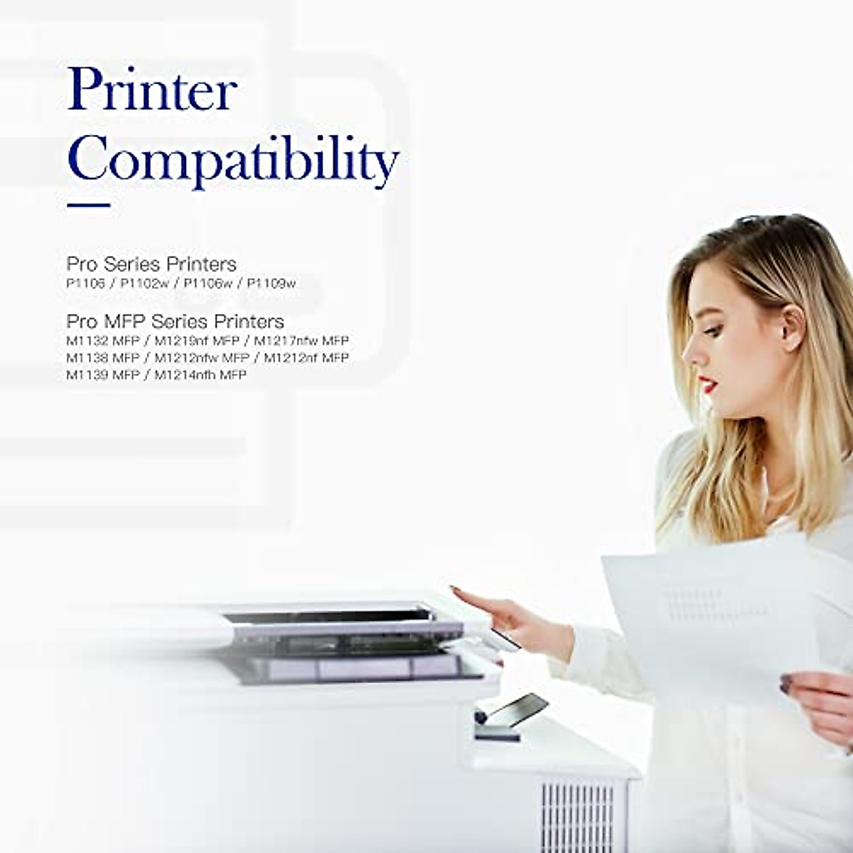 Valuetoner Compatible Toner Cartridge Replacement for HP 85A CE285A for Laserjet Pro P1102w Pro P1109w P1102 M1212nf M1217nfw MFP M1212 M1217 M1132 Printer (Black, 2 Pack)