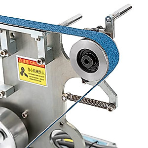 ONENUSYON Grinding Machine Belt Sander 0.55 KW 110V 6000 r/min 3Nm Torque for Wood Metal