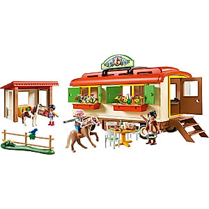 Playmobil Pony Shelter with Mobile Home