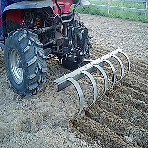 MOTOALLIANCE Impact Implements™ Cultivator/Chisel Plow for ATV, UTV, & Lawn/Garden Tractors. Great for Breaking up Soil and Providing a Bed for Plants, Seeds, and More.