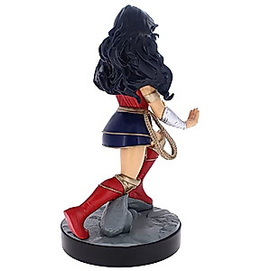 Exquisite Gaming: Warner Bros: Wonder Woman - DC Comics Original Mobile Phone & Gaming Controller Holder, Device Stand, Cable Guys, Licensed Figure