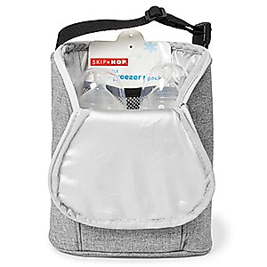 Skip Hop Baby Bottle Bag, Grab & Go, Grey Melange
