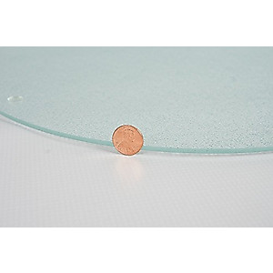 Chop-Chop Round Glass Cutting Board Or Counter Saver, 16 Inches