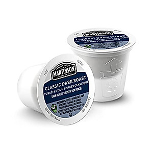 Martinson Classic Dark Roast Coffee, Keurig K-Cup Brewer Compatible Pods, 90 Count (Pack of 1)