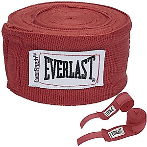 Everlast Professional Hand Wraps, 180-Inch, Red
