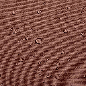 Classic Accessories Montlake Water-Resistant 20 x 20 x 2 Inch Square Outdoor Seat Cushion Slip Cover, Patio Furniture Chair Cushion Cover, Heather Henna Red, Patio Furniture Cushion Covers