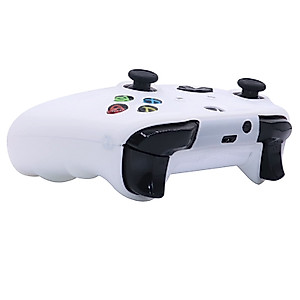 RALAN Controller Cover Silicone for Xbox One, Silicone Controller Cover Skin Protector in Dark Compatible for Xbox Ones Controller (Black Pro Thumb Grip x 8,Cat + Skull Cap Cover Grip x 2)