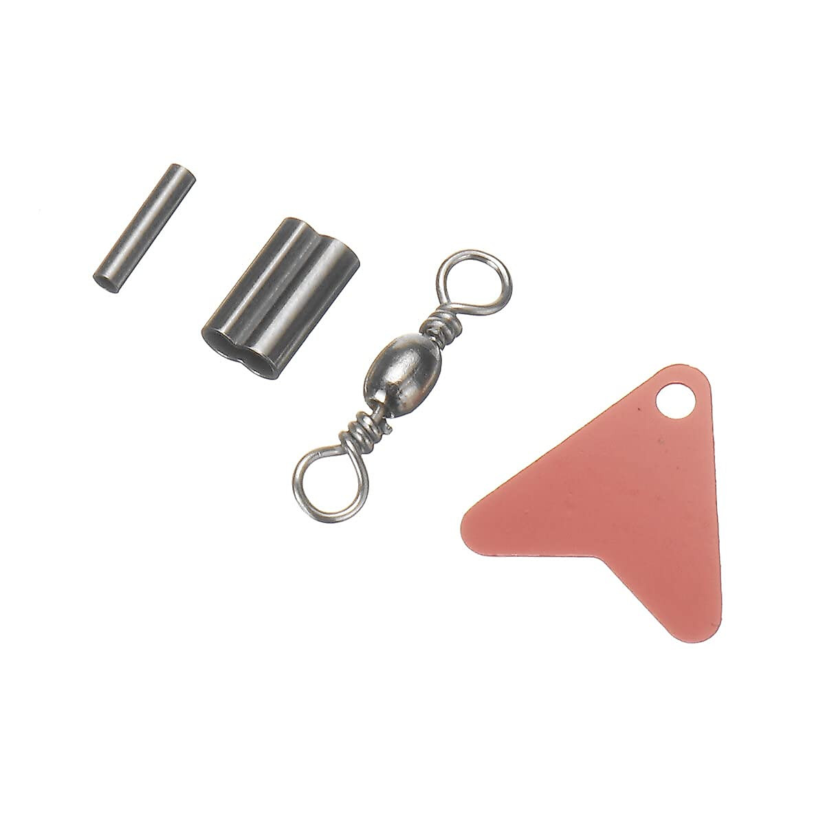 Acofuns Fishing Accessories Kit Lead Head Jig Hooks Fishing Sinker Weights Swivels Fish Tackle Tool