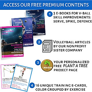 OVANTO Volleyball Training Equipment Aid – Solo Adjustable Volleyball Equipment in 4 Styles to Serve, Spike, Set and Pass Like a Pro - Gift for Beginners & Experts