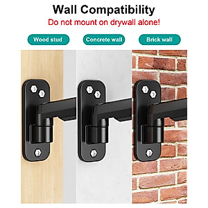 MOUNT PRO Single Monitor Wall Mount for 13 to 32 Inch Computer Screens, Gas Spring Wall Monitor Arm Holds Up to 17.6lbs, Full Motion Adjustable Wall Monitor Mount, VESA Mount 75x75, 100x100