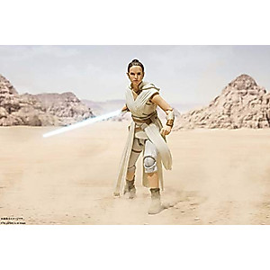 S.H. Figuarts Star Wars Rey & D-O (Star Wars: The Rise of Skywalker) Approx. 5.7 inches (145 mm), PVC & ABS, Pre-Painted Action Figure