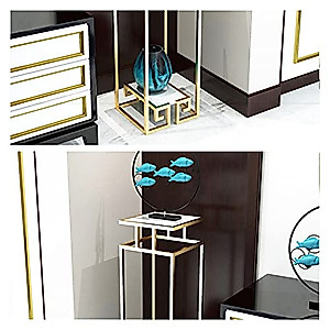 Bonsai Base Stand Plant Display Stand Indoor Flower Shelves Floor Type Iron Flower Stands Living Room Flower Pot Decoration Shelves Display Stand Base (Size : Small)