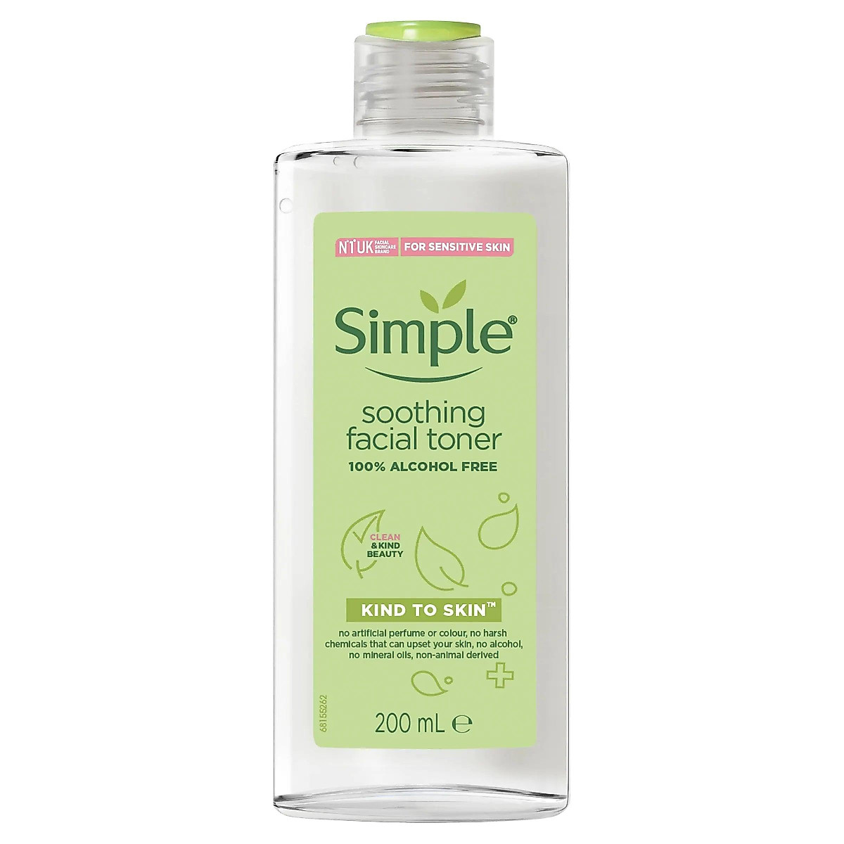Simple Kind to Skin Facial Toner, Soothing, 6.7 Fl Oz (Pack of 1)
