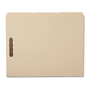 Amazon Basics Manila File Folders with Fasteners - Letter Size, 50-Pack