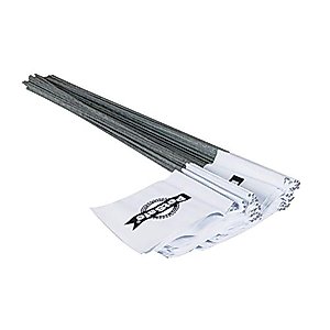 PetSafe Boundary Flags (Bundle of 50), For Use with PetSafe's Dog and Cat In-Ground Fences and Wireless Fences - From the Parent Company of INVISIBLE FENCE Brand, White, 3"x2.5" flags