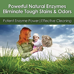 Life Miracle Enzyme Cleaner & Pet Odor Eliminator CONCENTRATE | Deep Cleaning Enzymatic Spot Remover for Dog Cat Urine, Rug, Carpet, Upholstery, Couch, Car Stains & Smells | Makes 2 GALLONS