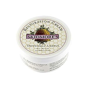 Skidmore's Restoration Cream | Leather Repair Cream for Furniture, Leather Conditioner, Softener | Leather Restoration Cream will Restore Antique Wood | Non-Toxic Formula, Made in USA | 6 Oz