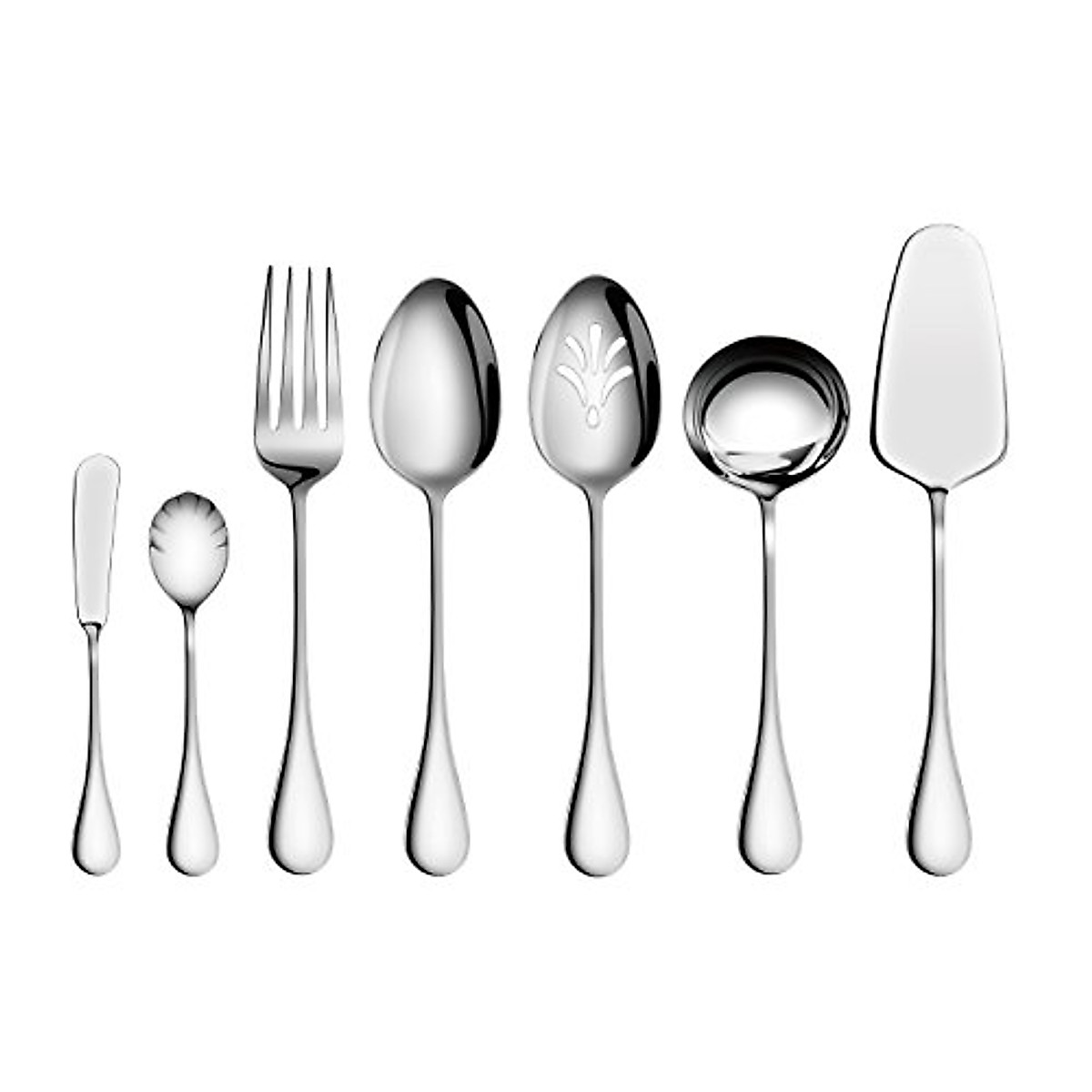 Artaste 18/10 Stainless Steel Elegant Serving & Hostess Flatware Sets (7-Piece Hostess Set)