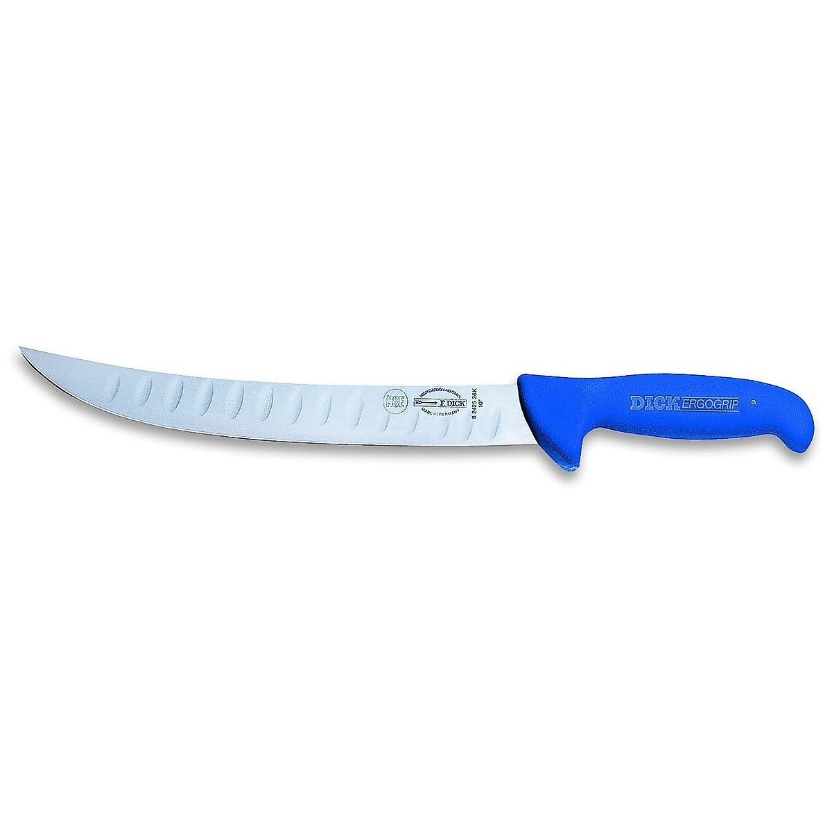F. Dick - 10" Breaking Knife, Hollow Ground, Kullenschliff