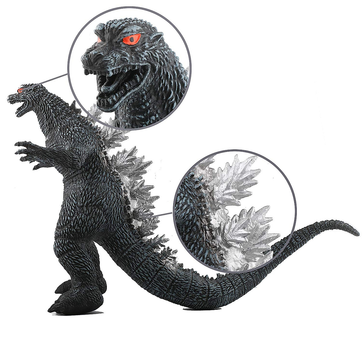 18''X12''X7'' Standing Dinosaur Model Action Figures Soft Touch Vinyl Plastic Dino Toy for Kids Boys