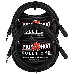 Pig Hog Solutions - 10ft Headphone Extension Cable, 3.5mm