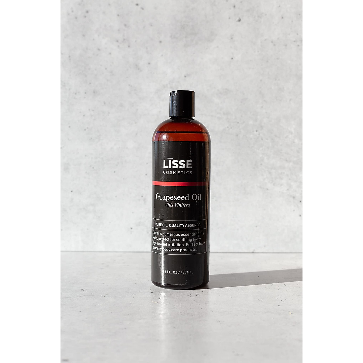 Lisse 100% Pure Grapeseed Oil - Batch Tested and Third Party Verified - For All Skin Types