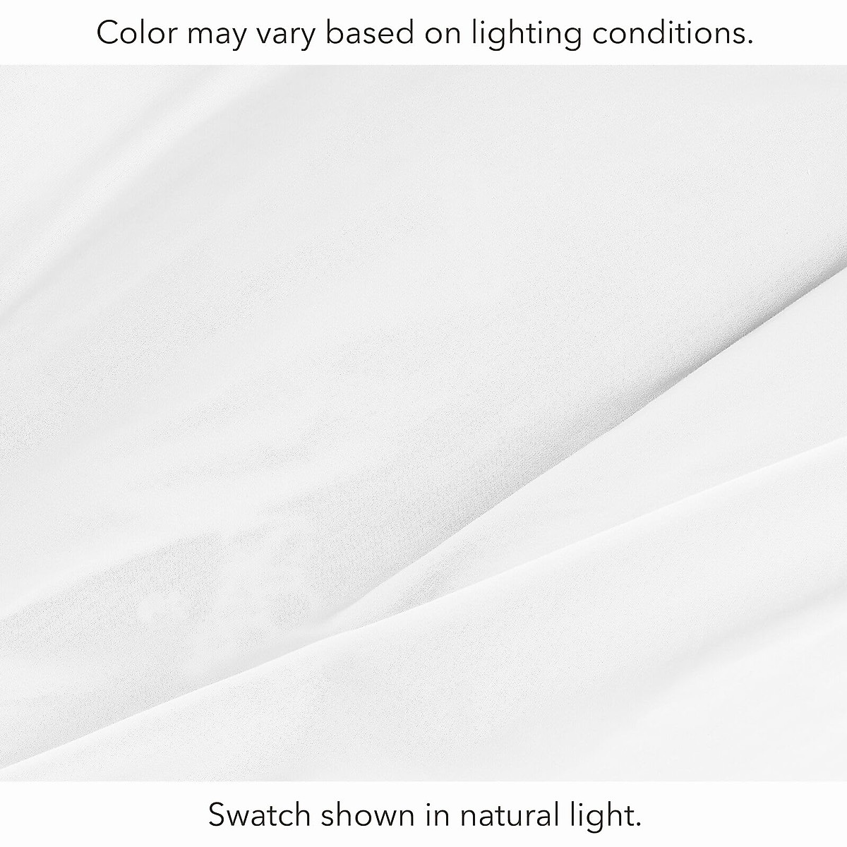 Nate Home by Nate Berkus 200TC 3-Piece Cotton Percale Duvet Cover | Crisp, Cool, Breathable Bedding Set from mDesign - Full/Queen Size - 1 Duvet Cover/2 Pillow Shams, Snow (White)