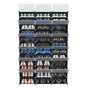 DDOY shoe organizer Sturdy shoe box Space-Saving plastic shoe boxes with lids Dust-proof clear shoe box Easy Assembly stackable shoe boxes sneaker storage for sneakerheads