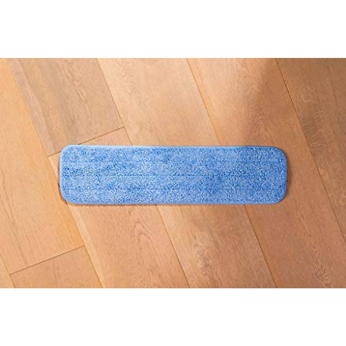 Microfiber Wholesale™ 18 inch Microfiber Mop Pads - Machine Washable, Reusable, Refills & Replacement Wet Mop Heads Compatible with Any Microfiber Flat Mop System (18 Pack)