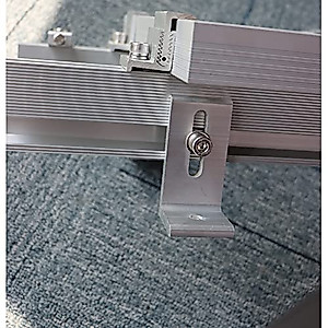 CMYYANGLIN Solar Panel Mounting Bracket Roof Mount L Foot for Sloped Pitched Tin Roof Mounting Pack of 6