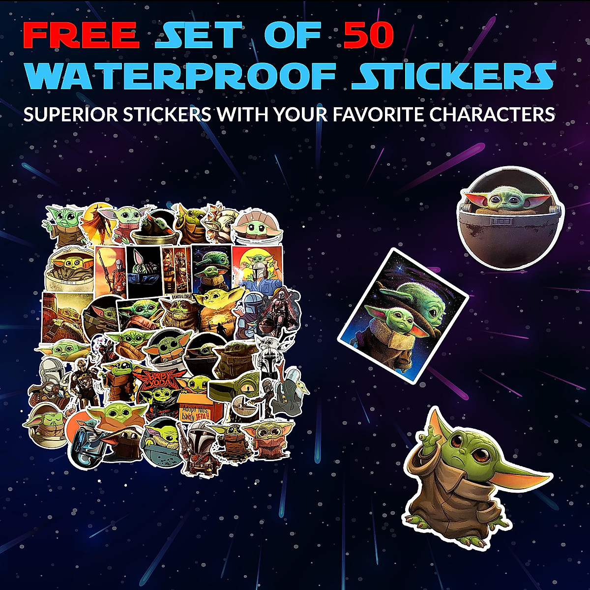 STAR CHOPSTICKS | FREE BOTTLE OPENER | 4 PAIRS DARK BOX | Lightsaber Chopsticks | Star Gifts and Toys for Kids | LED Light Up Reusable Safe Chopstick (4 PAIRS SET NEW)