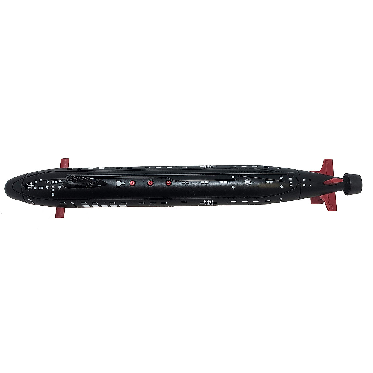 16.5 Inch Toy Navy Black Submarine with Sound Effects and Torpedo (2 Pack)