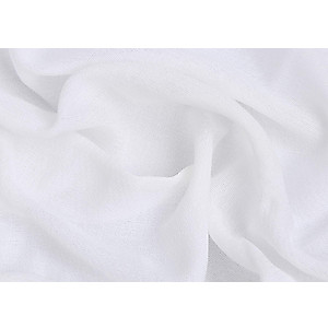 RUVANTI 6 Pack Birdseye Flat-Fold Cloth Diapers for Babies, 100% Cotton Extra Large Reusable Diapers 24x24 Inches, Baby Burp Cloths